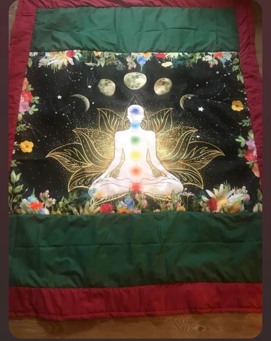 Handmade Chakra Quilt Yoga New Age Magic Blanket Throw - Etsy