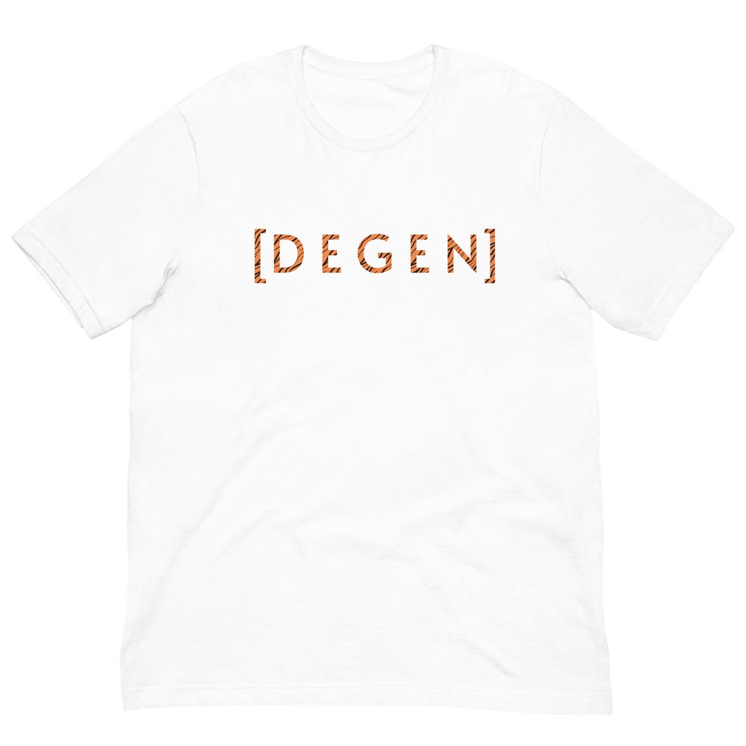 DEGEN Degenerate Tiger Font Graphic T-shirt - Etsy