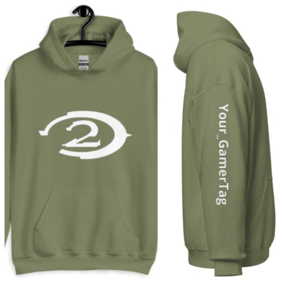 Cortana Ring 2 Hoodie W/ Customer Gamer Tag on Right Sleeve - Etsy