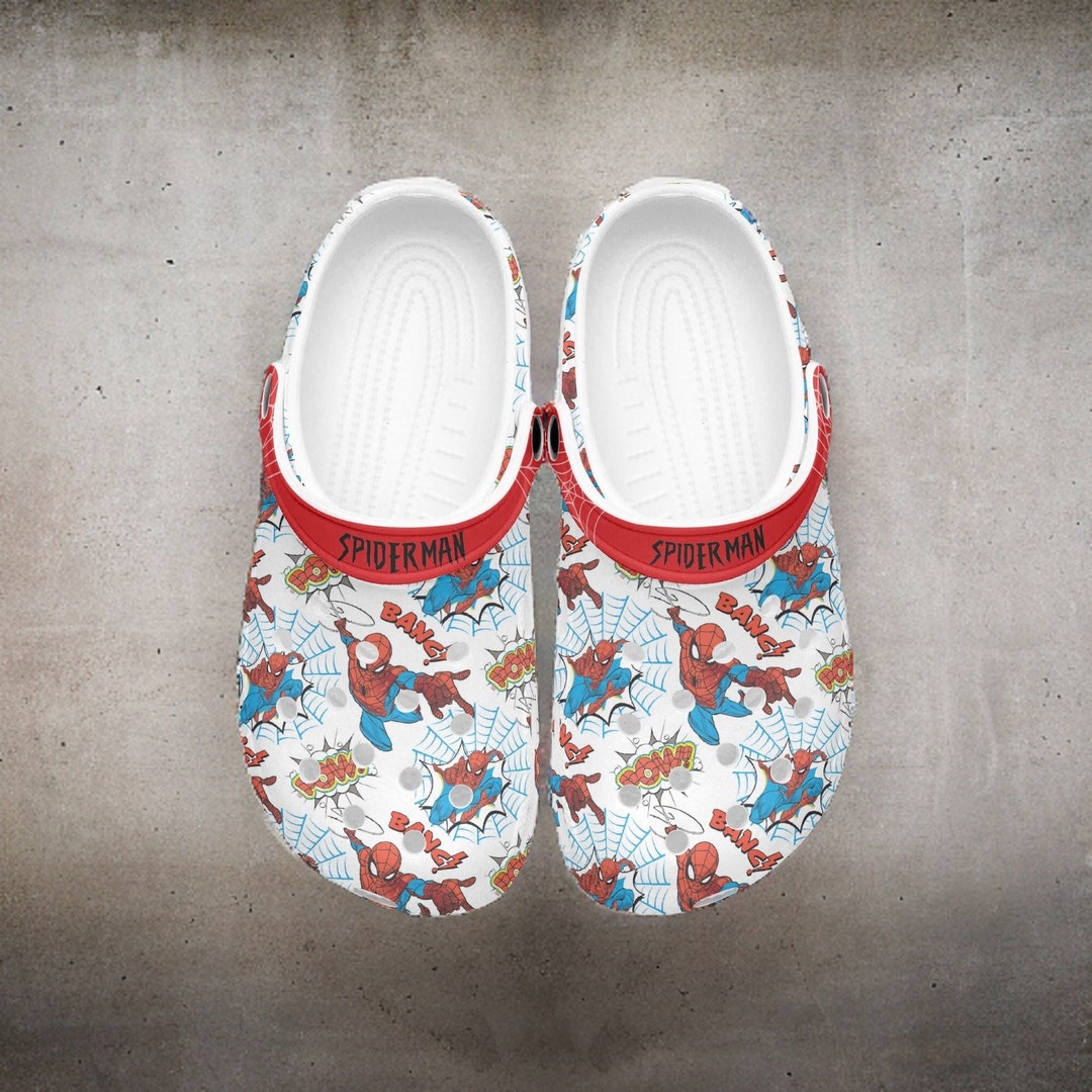 Customizable Spiderman Crocs Spiderman Gift for Boys - Etsy