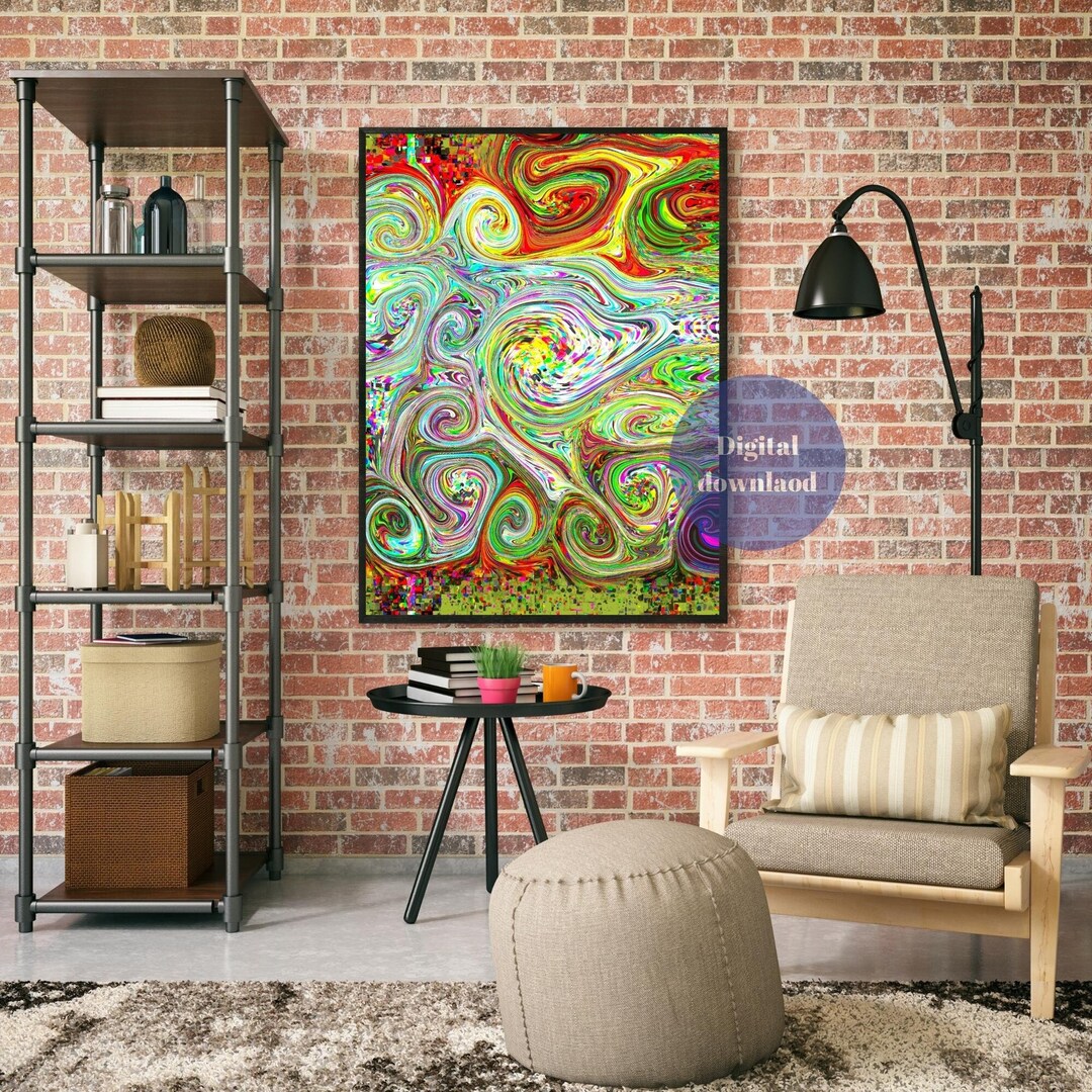 Rotating Art Painting Relaxing Artwork This Model is Only - Etsy