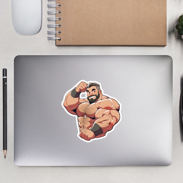 Funny Muscle Stickers - Etsy