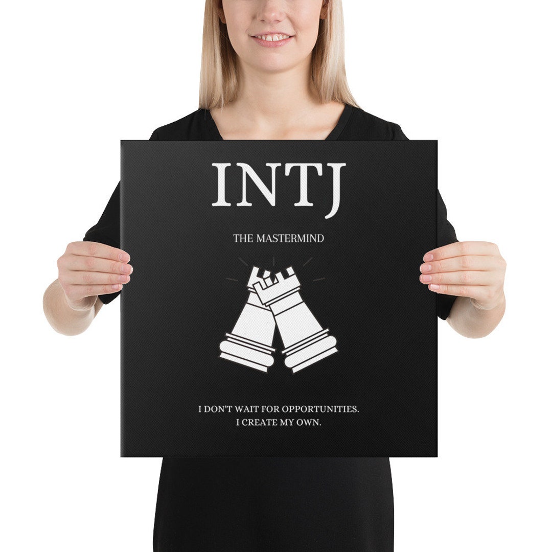 INTJ Canvas Wall Art | MBTI Personality | Home Decor | Office Decor - Etsy
