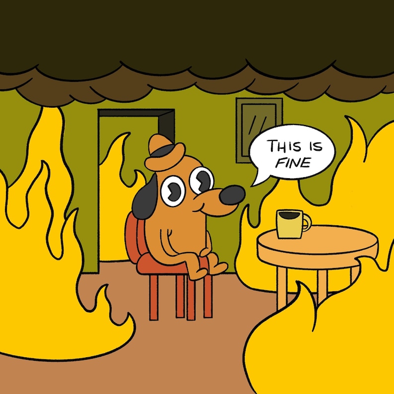 This is Fine Meme Digital Drawing - Etsy