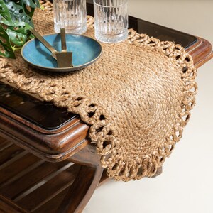 Reversible Jute Braided Table Runner, Farmhouse , Natural Jute Braided ...