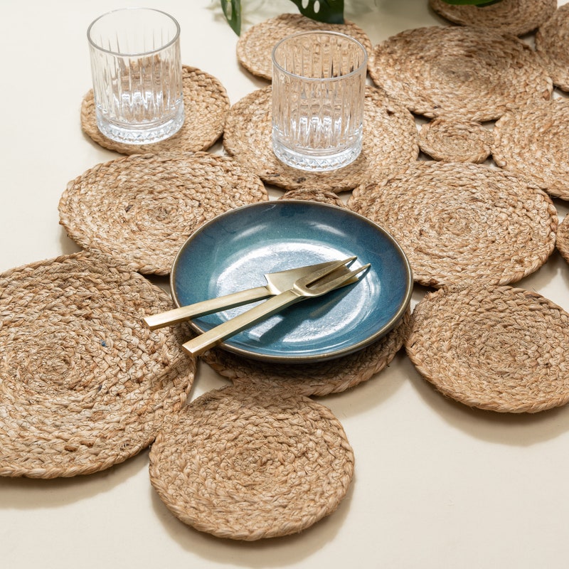 Jute Table Runner - Etsy