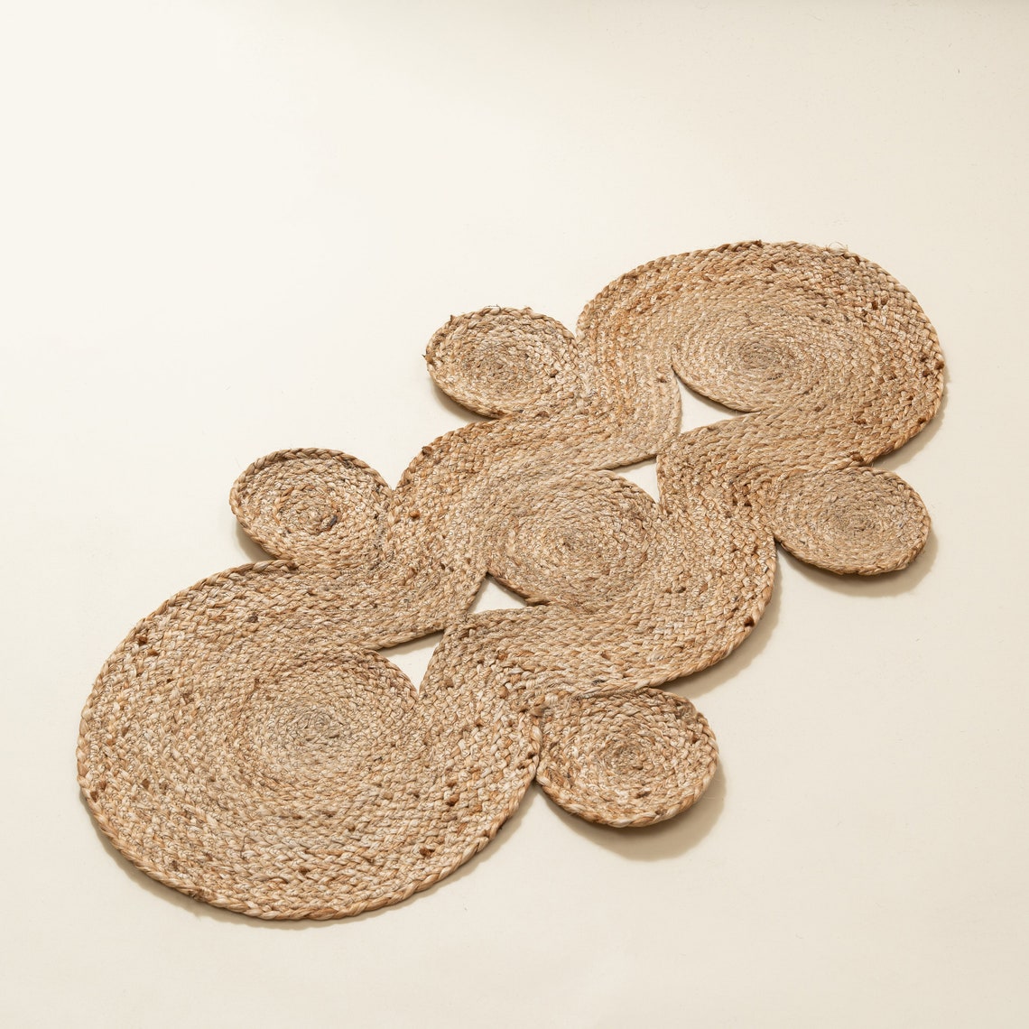 Reversible Jute Braided Table Runner: Farmhouse Rustic Dining Decor - Etsy