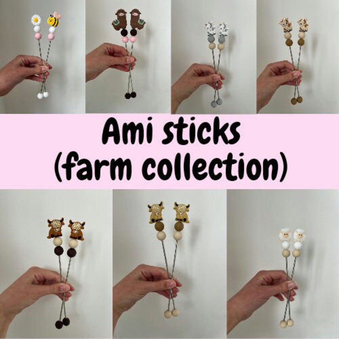 Ami Sticks, Farm Collection - Etsy