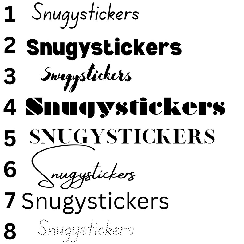 Vinyl Custom Text Sticker, Personalized Quotes Sticker Ideal for Cars ...