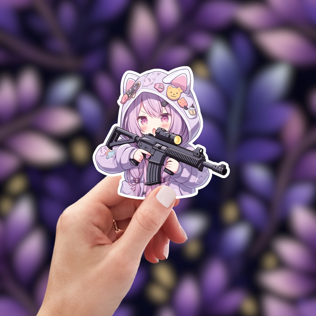 Anime Waifu Decal Vinyl Sticker Pack Of 10 Ideal For Cars Laptops