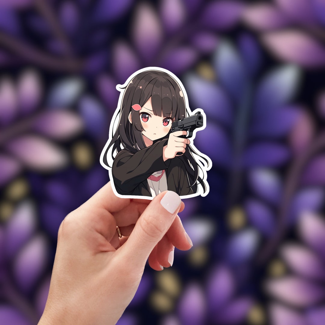 Laptop Stickers Anime Girl at Imogen Corbett blog