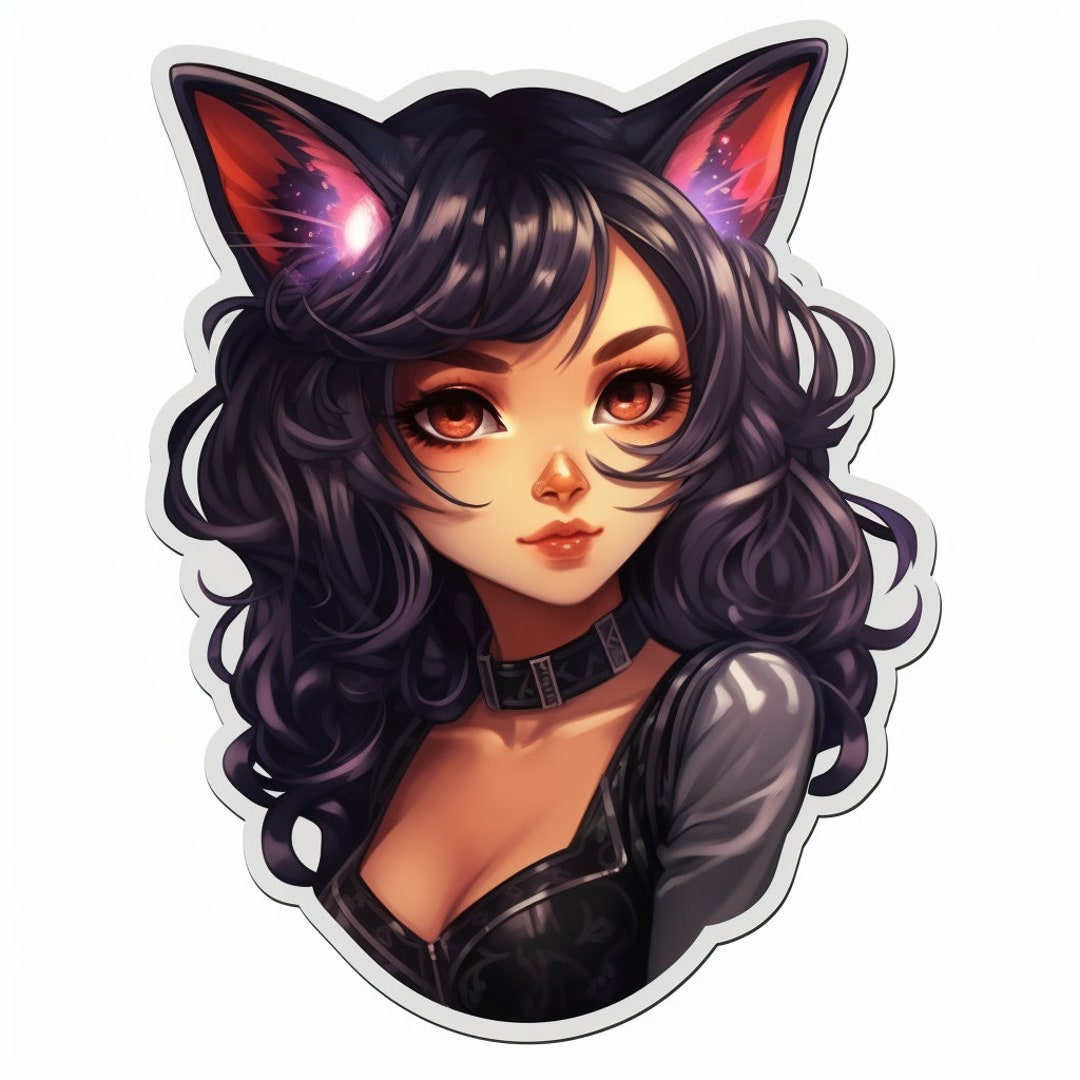 Stunning High Quality Vinyl Glossy Anime Girl Stickers Pack of 10 - Etsy