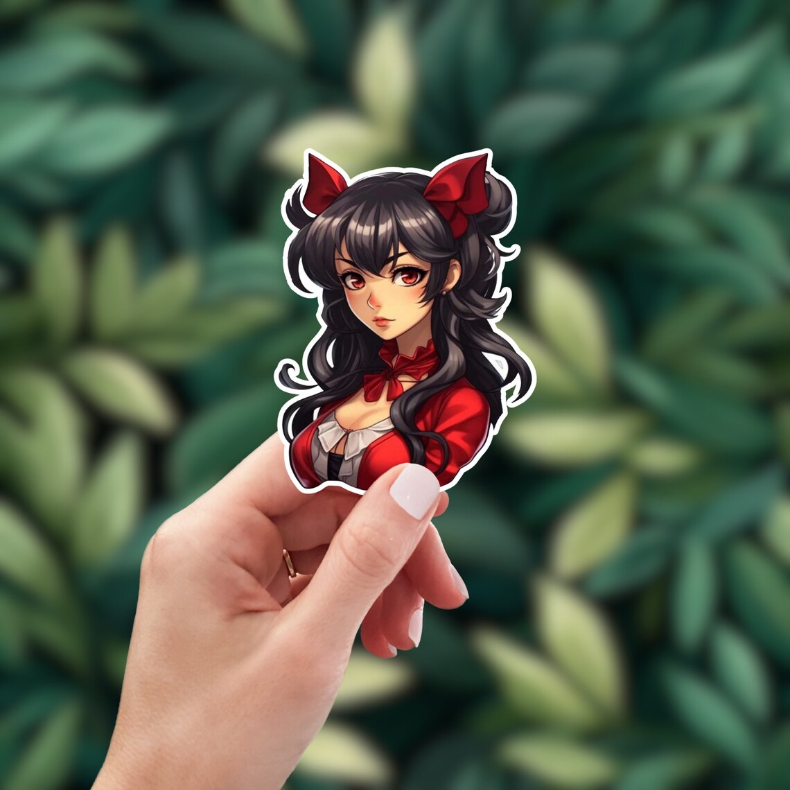 Vinyl Anime Girl Stickers Vibrant and Adorable Collection - Etsy
