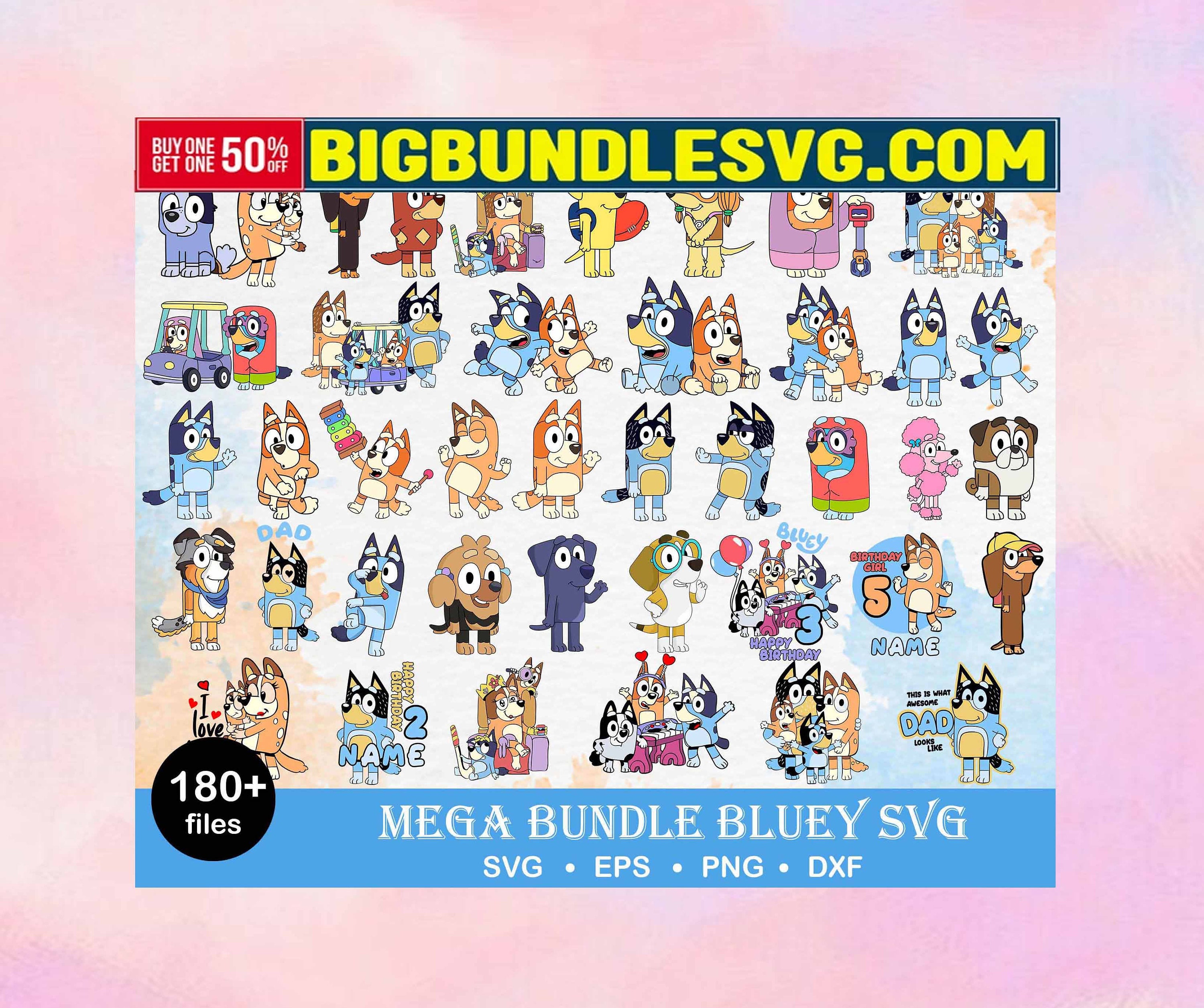 Bluey svg Bluey Vektor bluey alphabeth bluey cutfile bluey - Etsy.de