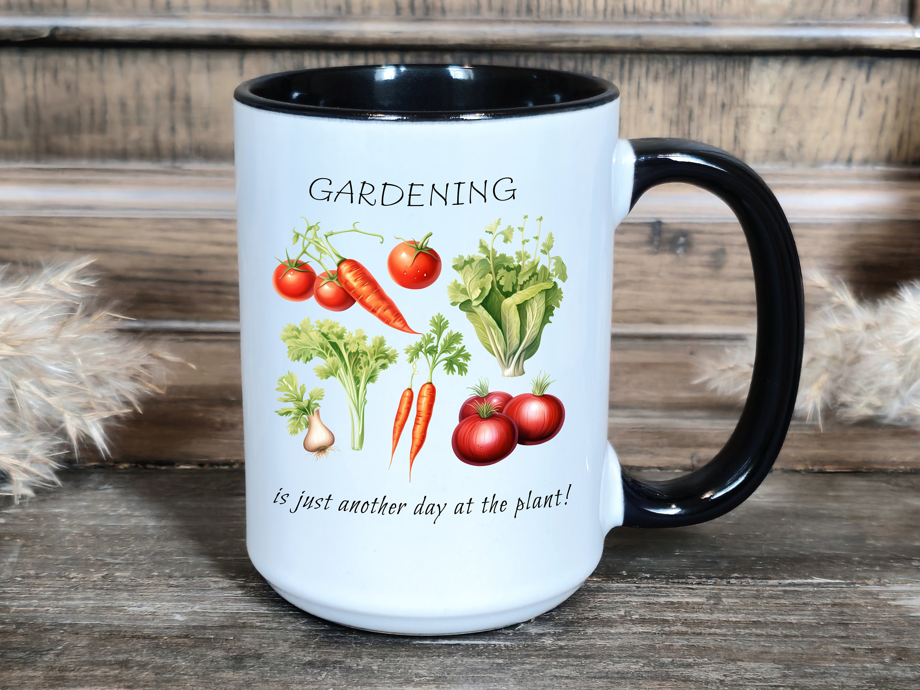 Gardening is Just Another Day at the Plant, Garden Coffee Mug, Garden ...