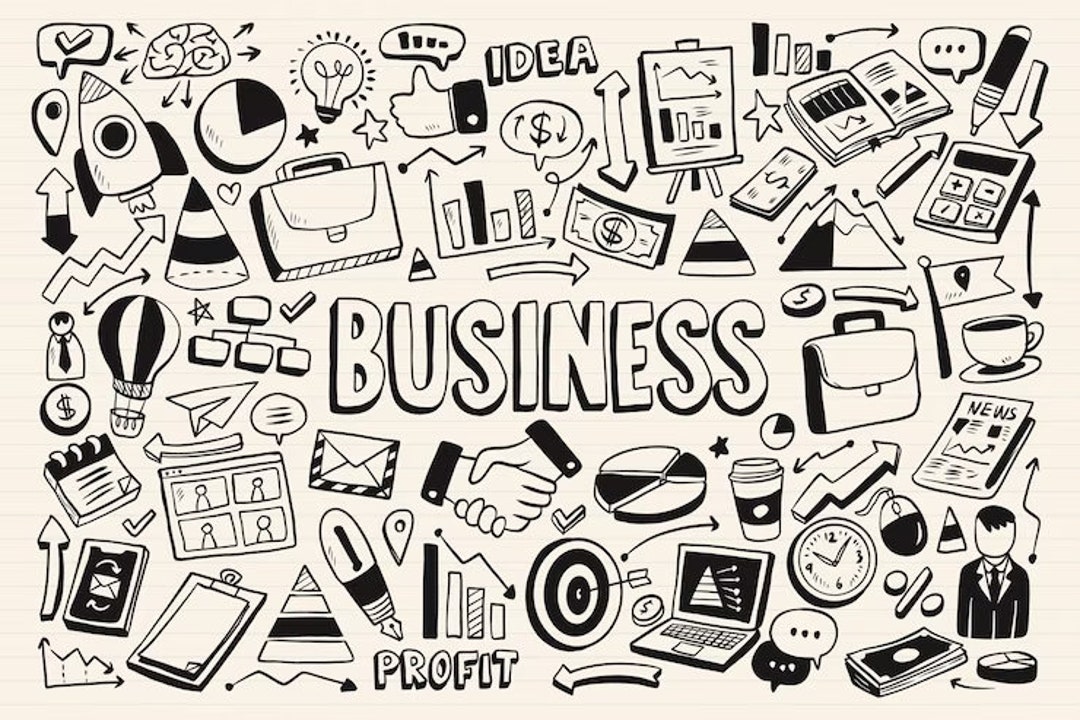 Hand Drawn Business Doodles, Amazing Quality, One Doodle for All Your ...