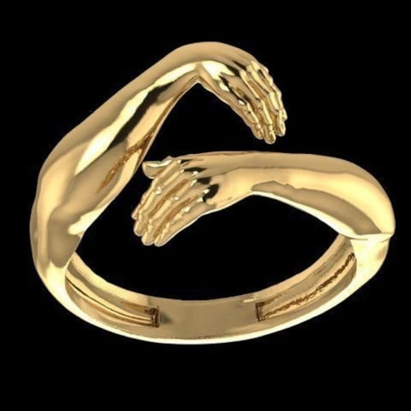 Hug Ring Sterling Silver - Etsy