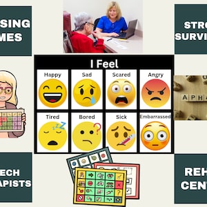 Printable Aphasia Communication Boards, Post-stroke, Head Injury ...
