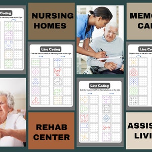 4 Cognitive Worksheets ,activity Seniors Large Print, Easy Worksheet ...