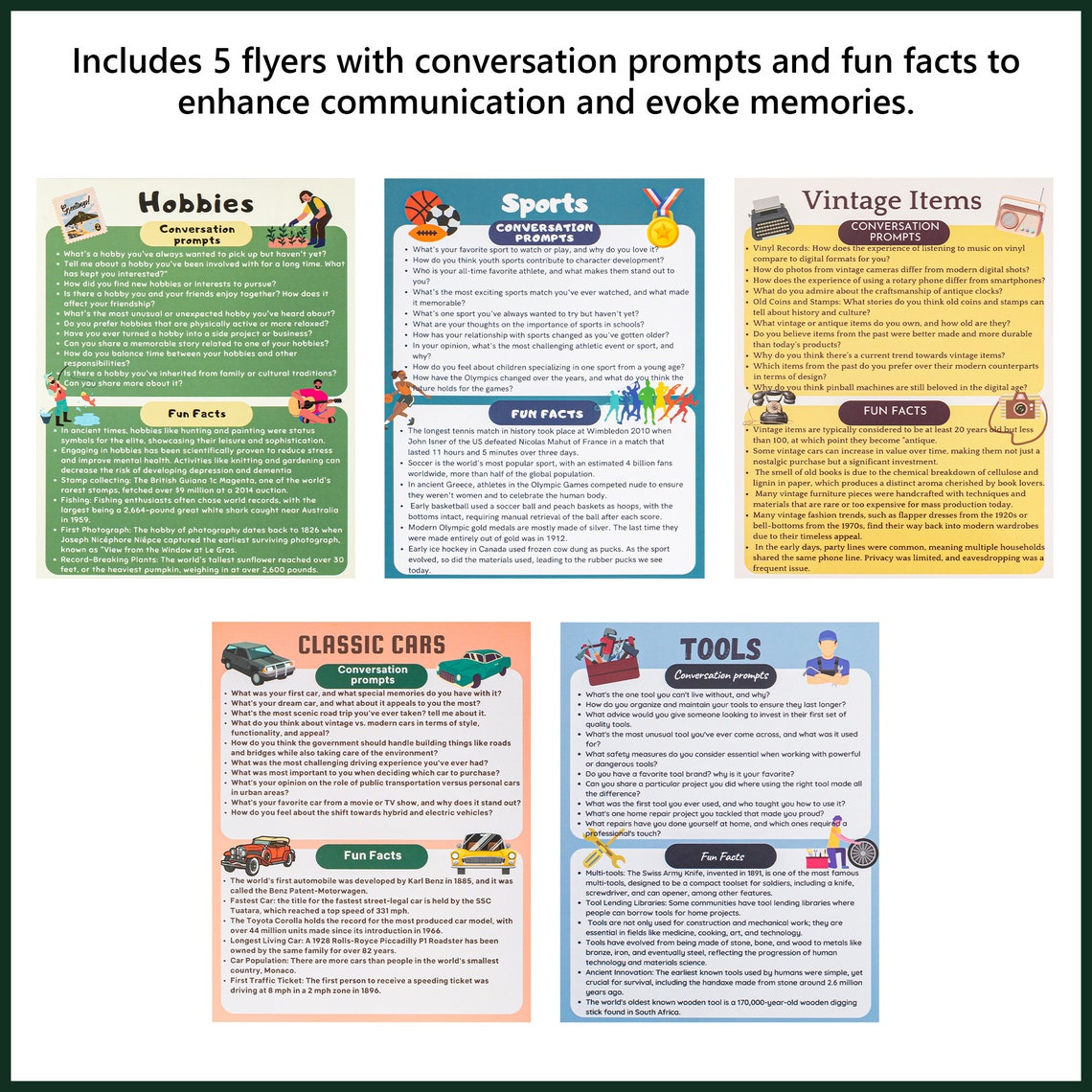 Matching Game Activity Board and Cards - Men Dementia Activities for ...