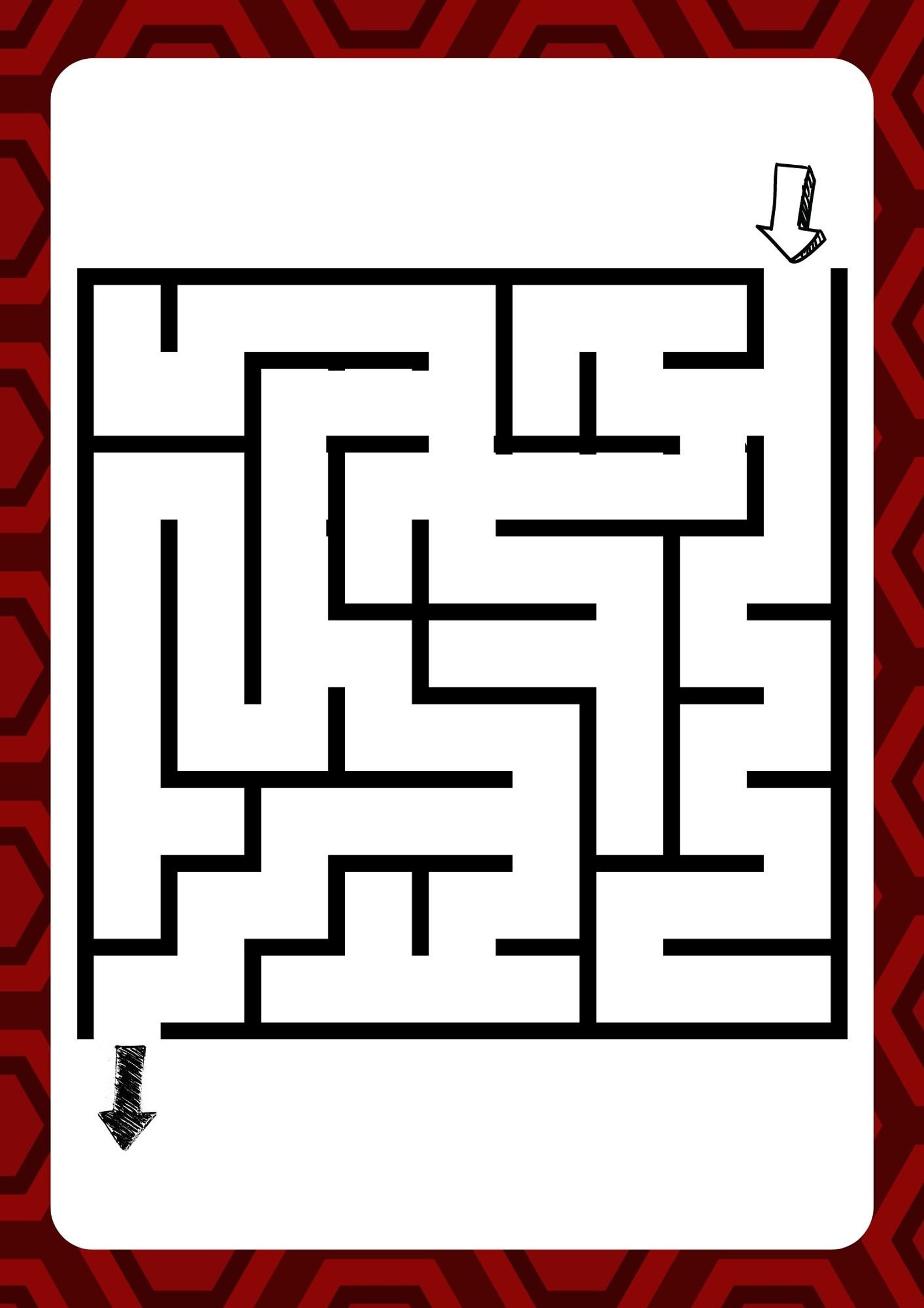 28 Simple Mazes, Activity for Seniors Large Print, 28 Easy Worksheet ...