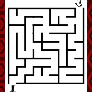28 Simple Mazes, Activity for Seniors Large Print, 28 Easy Worksheet ...