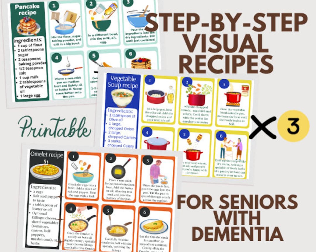 Visual Recipe for Seniors, Step-by-step Recipes for Elderly ...
