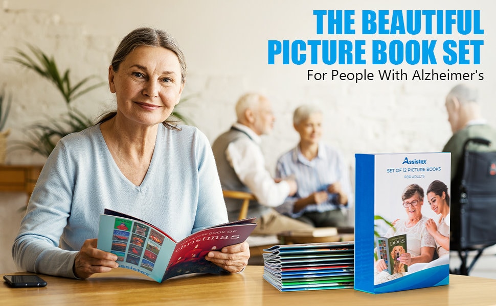 Picture Book Set for Seniors With Dementia, Alzheimer's Activity for ...