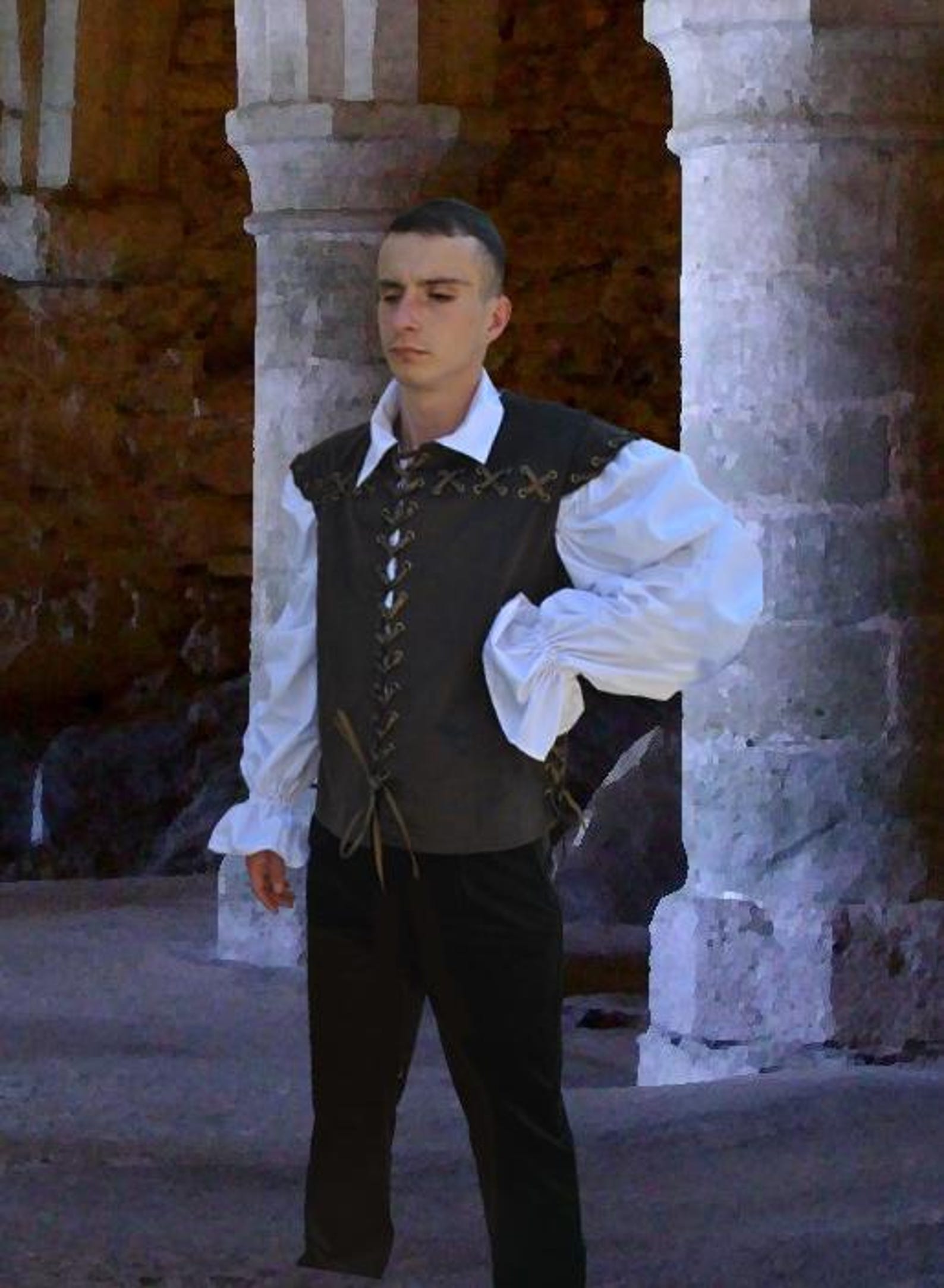Medieval Fantasy Vest, Men's Role Play Costume - Etsy