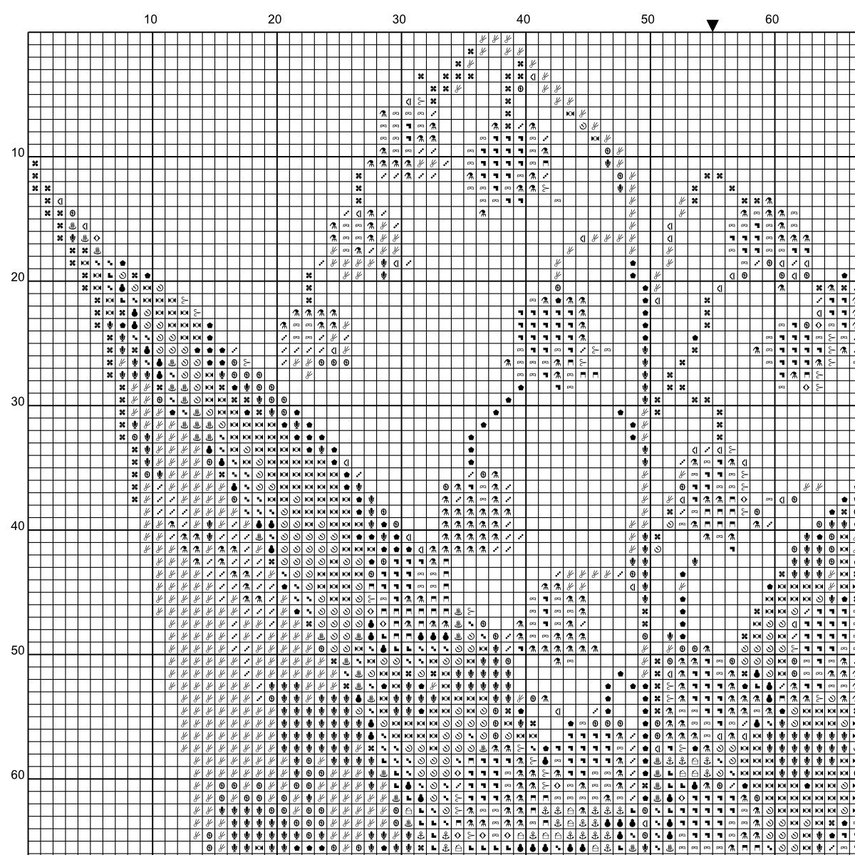 May Birth Month Flower Counted Cross Stitch Pattern, Lily-of-the-valley ...