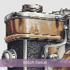 Vintage Camera Cross Stitch Pattern, Retro Photography Embroidery ...