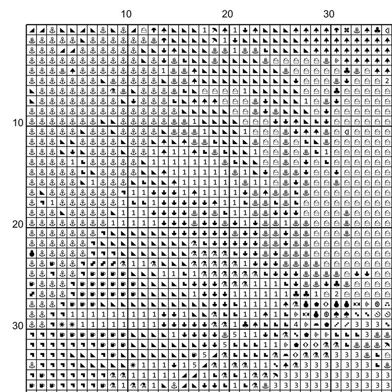 Puma Cross Stitch Pattern / Full Coverage Wild Animals PDF Cross Stitch ...