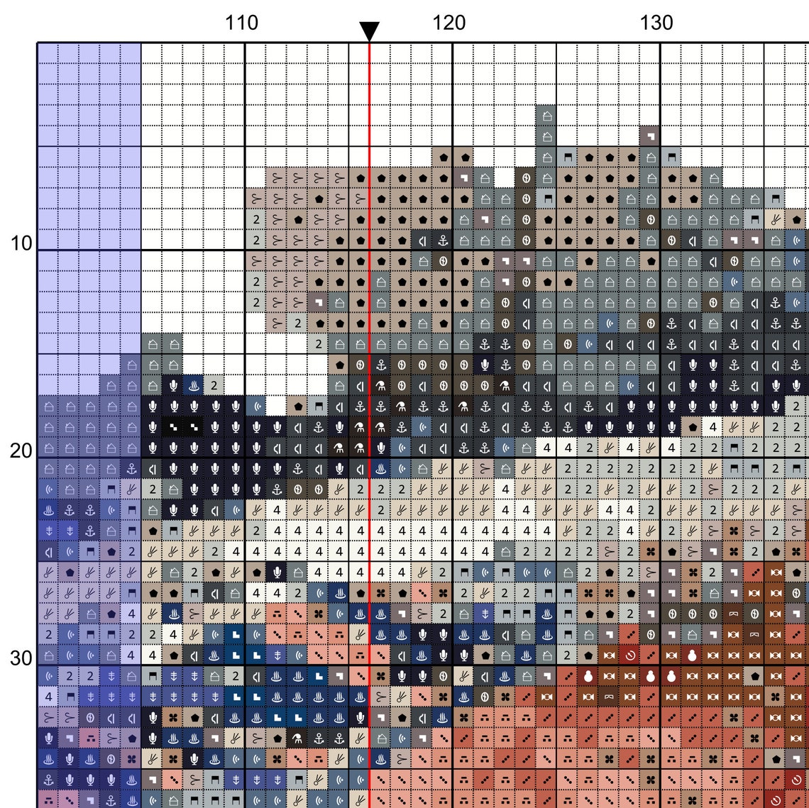 Watercolor Football Counted Cross Stitch PDF Pattern, Football Cross ...