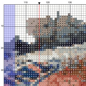 Watercolor Football Counted Cross Stitch PDF Pattern, Football Cross ...