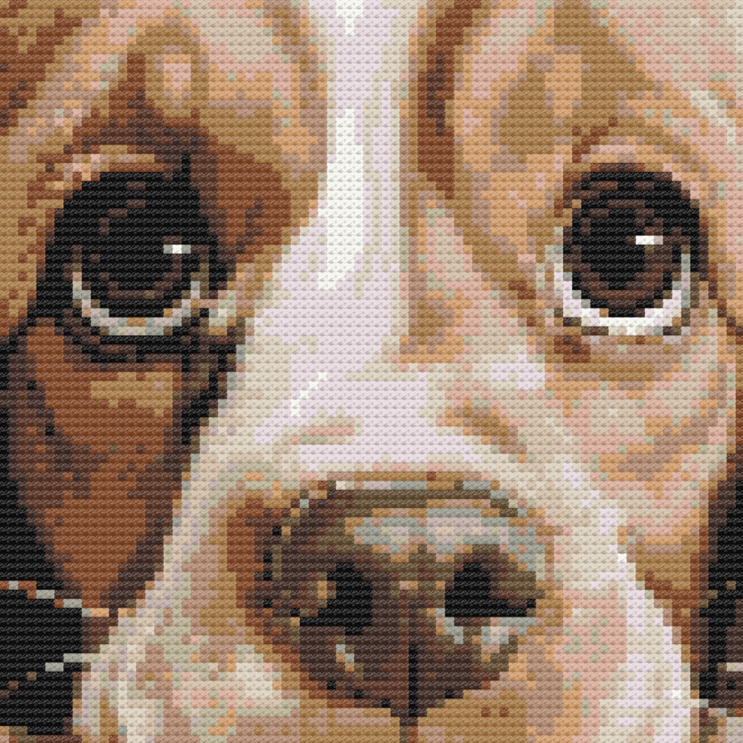 American Cocker Spaniel Cross Stitch Pattern / Peeking Dog Digital PDF ...