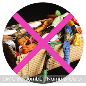 DMC Thread Color Charts: Printable Inventory Tracker (PDF Download) - Etsy