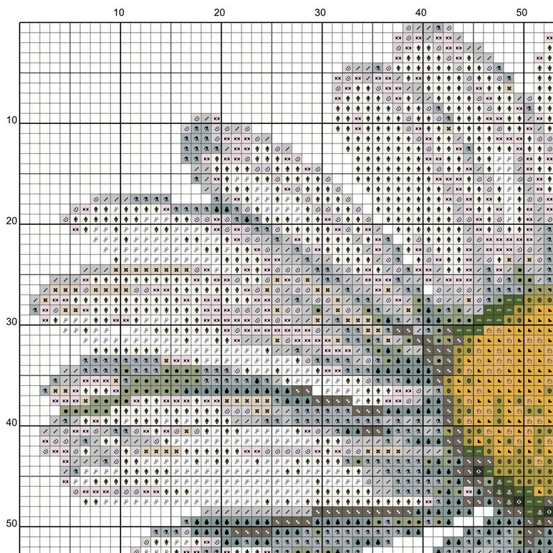 April Birth Month Flower Counted Cross Stitch PDF Pattern, Daisy Cross Stitch Pattern, Instant ...