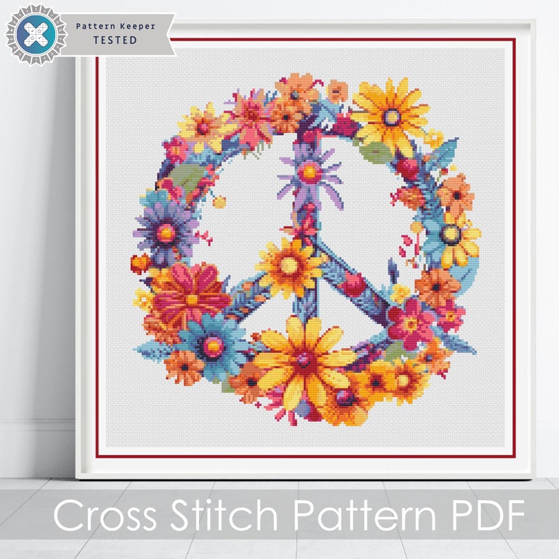 Cross Stitch Sign - Etsy