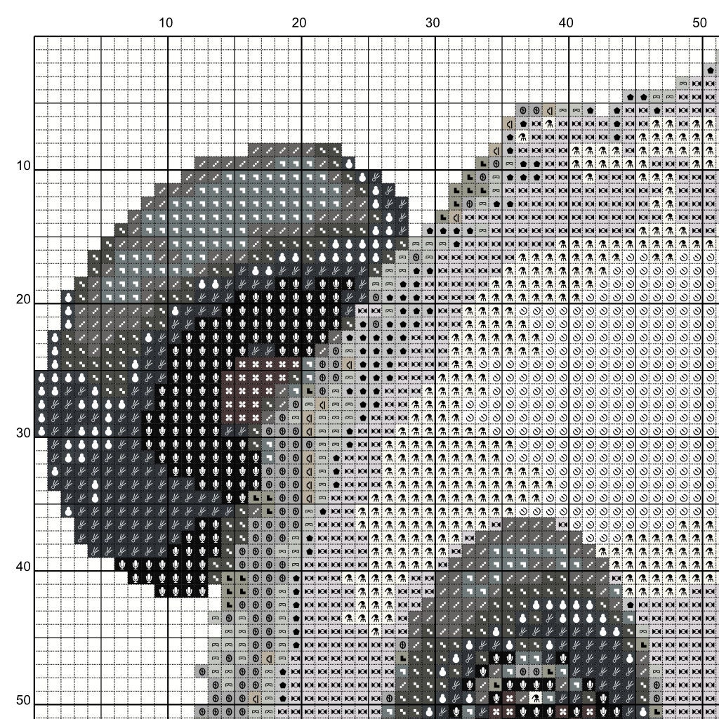 Baby Panda Cross Stitch Pattern / Panda Cub Digital PDF Cross Stitch ...