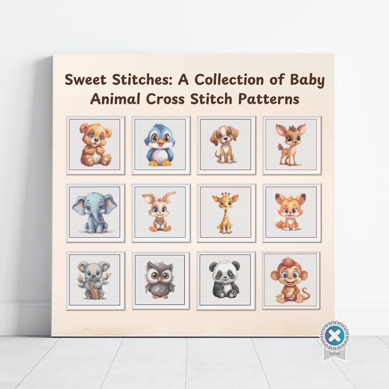 Jungle baby cross stitch blanket - Etsy.de