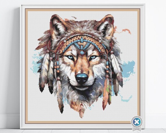 Native American Wolf Designs