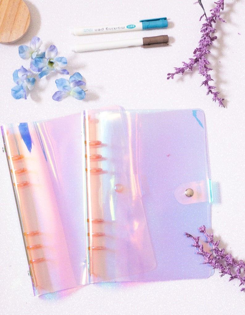 Holographic Color Binders - Sparkle and Organize Your Writing in Style ...