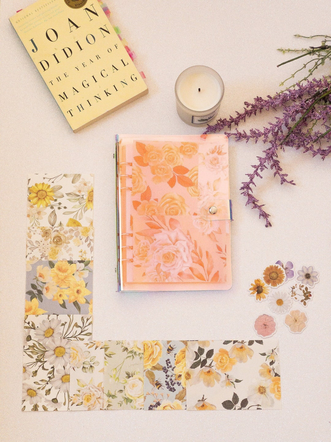 Holomagic: Yellow A5 PVC Binder Set - Sparkle and Organize - Etsy