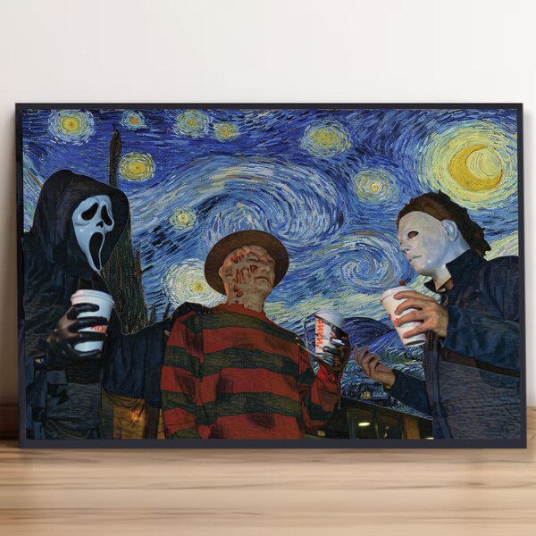 Ghost Starry Night - Etsy