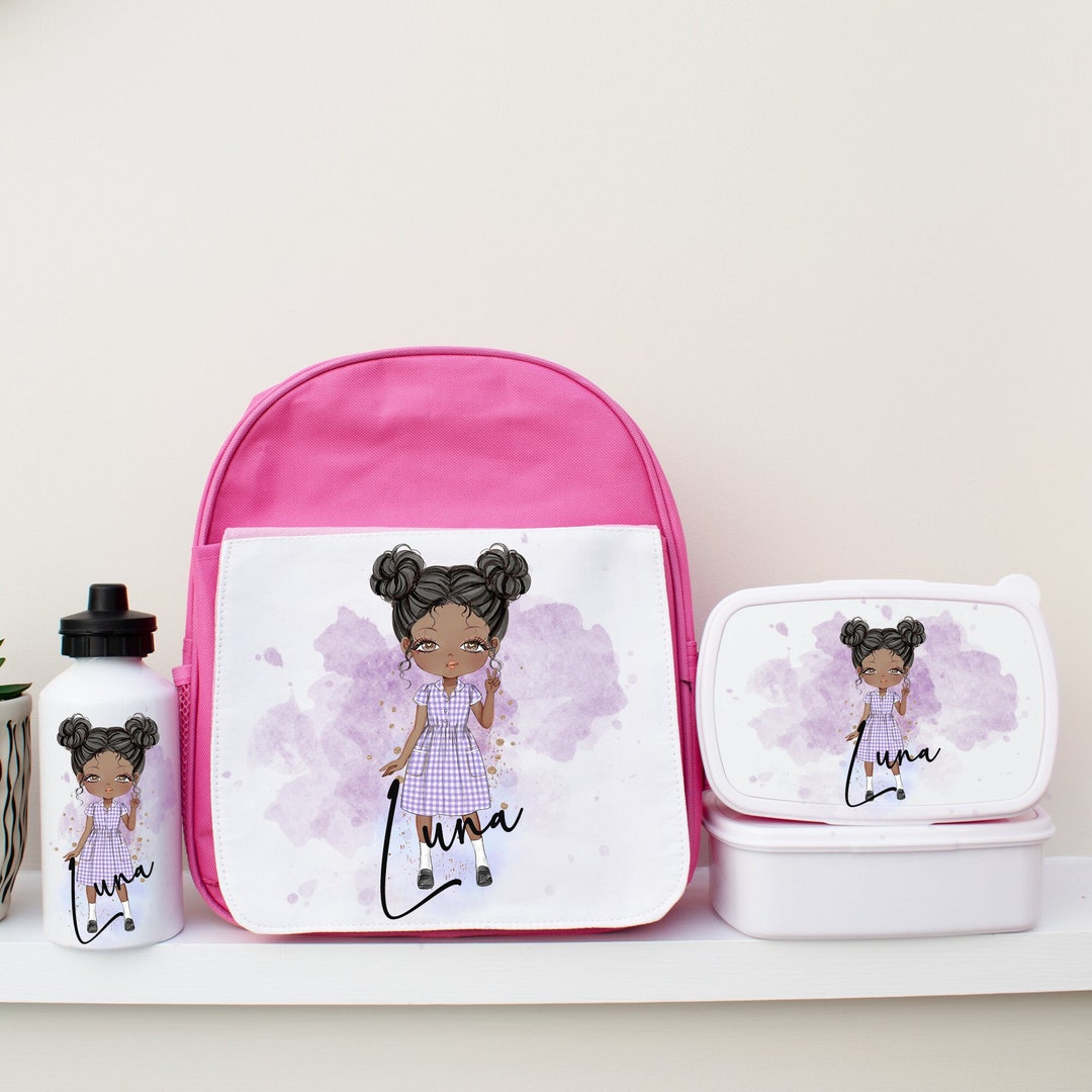 Pink Backpack Set for Kids, School Girl Set, School Essentials, Back to ...