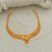 22k Yellow Gold Wedding Necklace Handmade Jewelry for Gift, Indian Gold ...