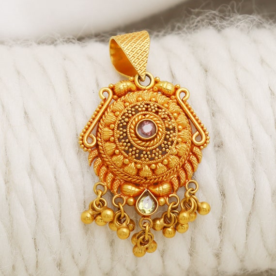 Colgantes De Oro Indio Joyas De Oro De La India | NOVICA España