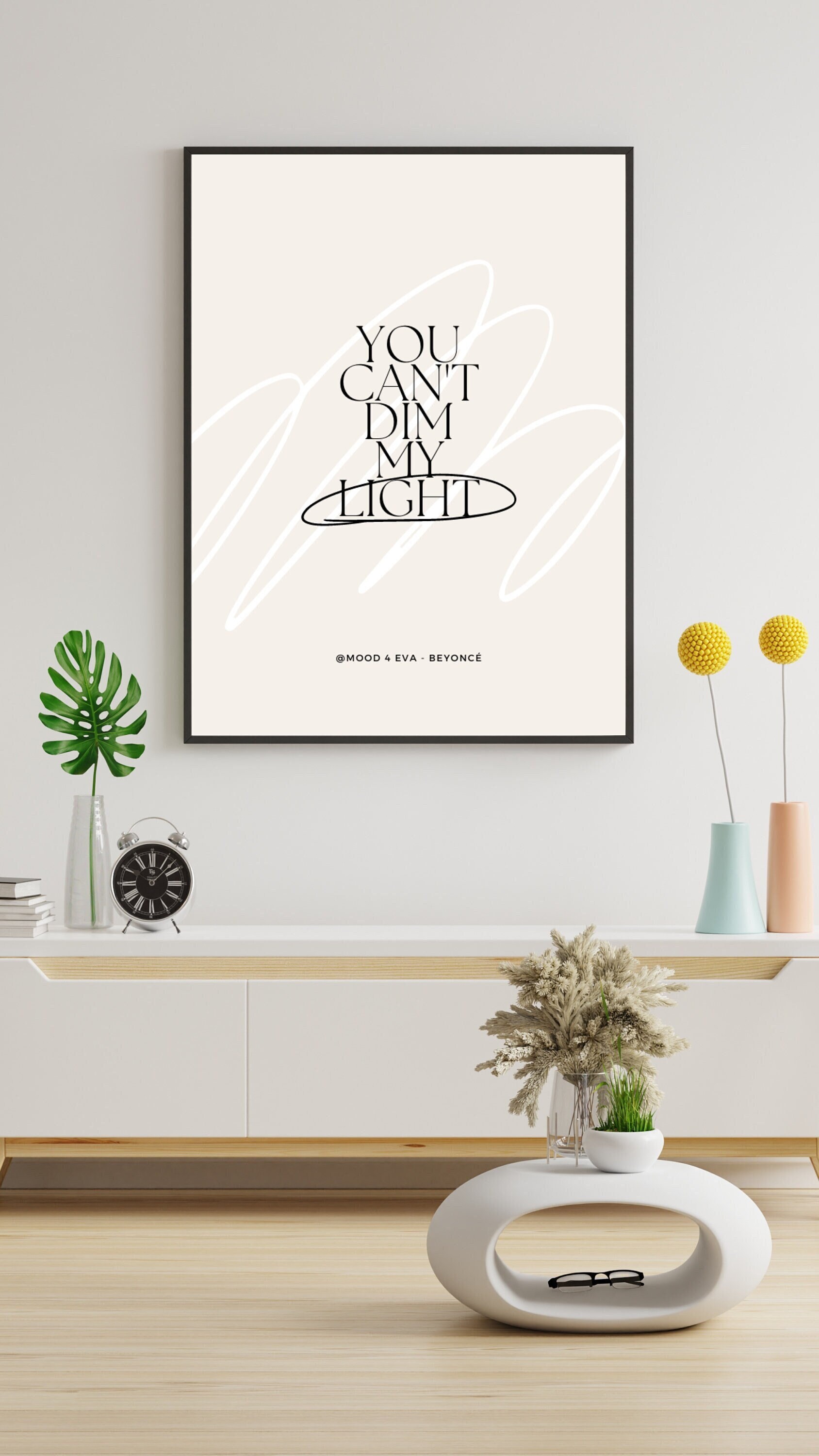 Poster Minimalistic Beyoncé Poster Cozy Minimalism Beige - Etsy
