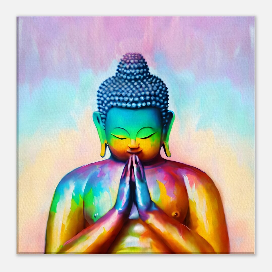 Harmonious Original Art by Alex Iverston, Abstract Rainbow Pastel ...