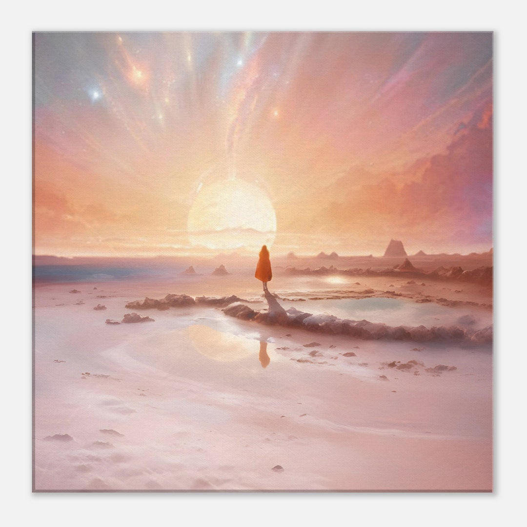 Solis Ortus - Original Art by Alina Imperato, Unique, Yellow, Orange ...